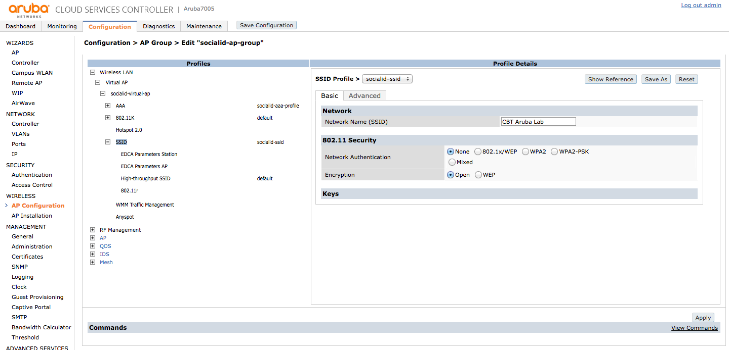 Aruba Controller – CoffeeBean Technology
