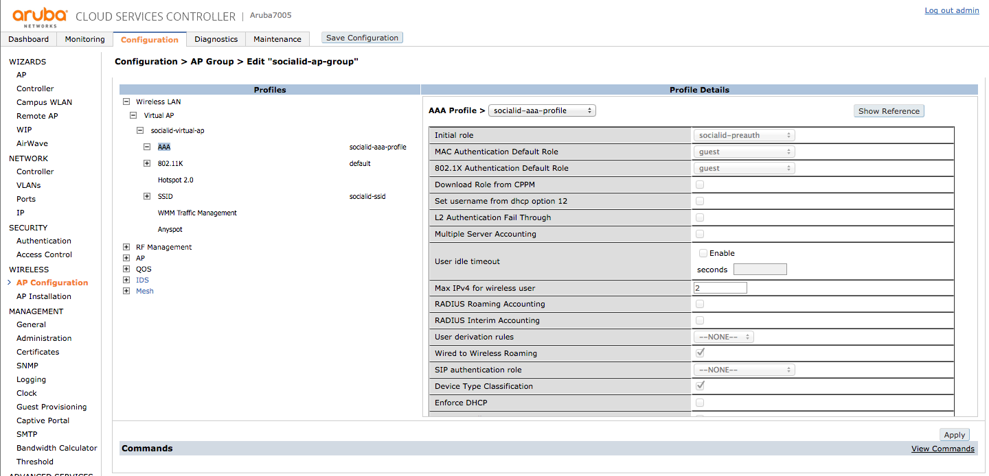 Aruba Controller – CoffeeBean Technology